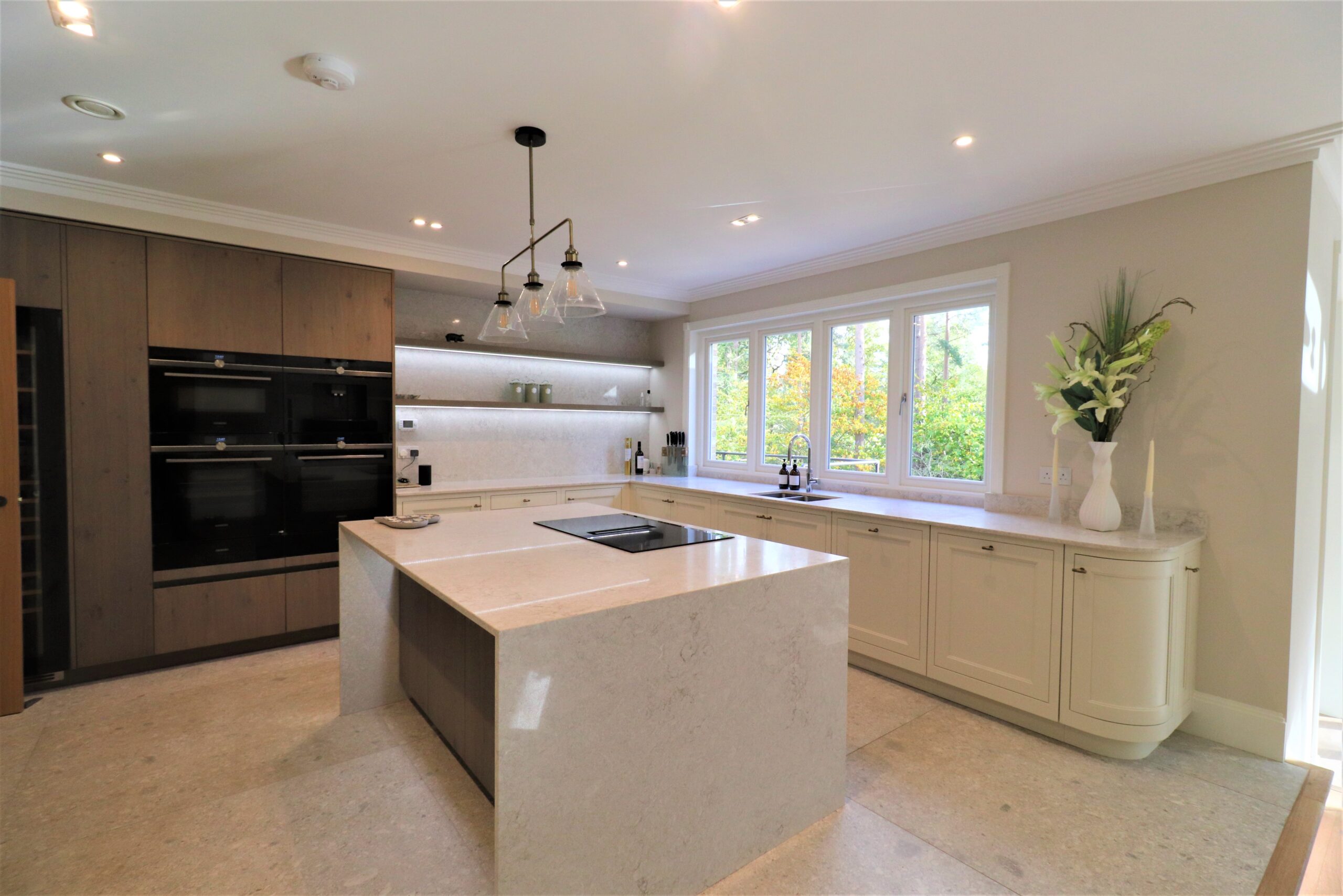 Modern Classic Kitchen with Oak Detailing | Inner Peace Interiors
